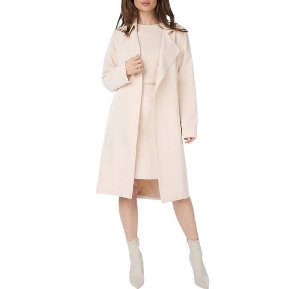 ESQUALO | Jackets & Coats | New Esqualo Twill City Coat In Sand | Poshmark